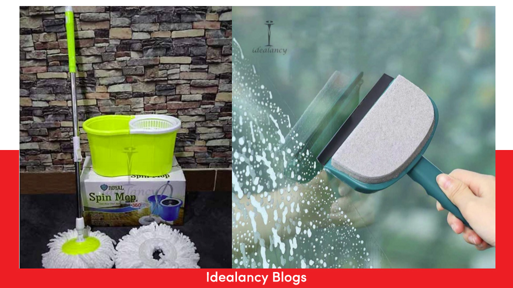Clean home efficiently with our cleaning accessories | Idealancy.pk