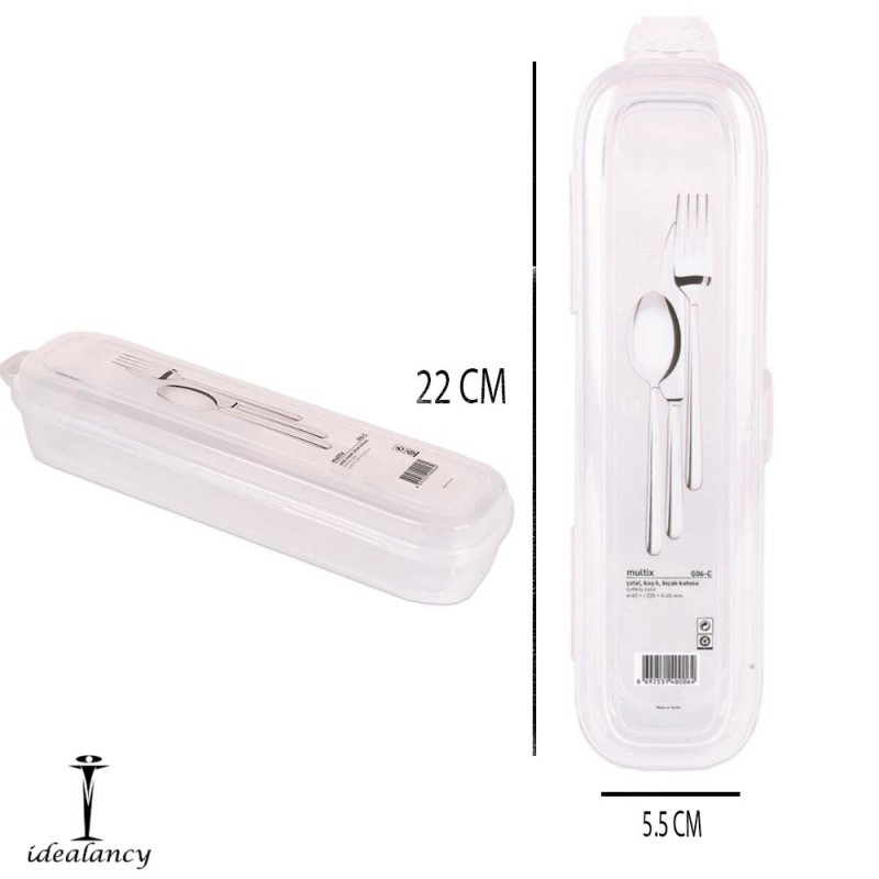 Transparent Plastic Cutlery Box | Idealancy
