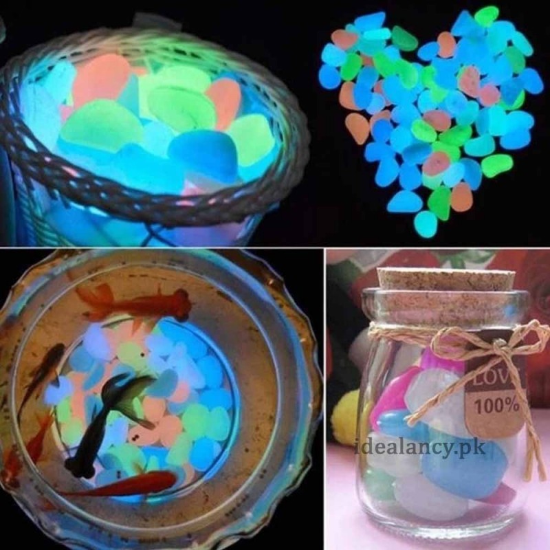 Magical Luminous Glowing Stones Pack Of 100pcs | Idealancy
