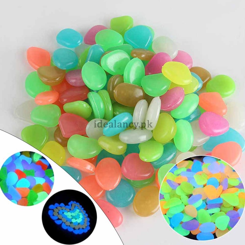 Magical Luminous Glowing Stones Pack Of 100pcs | Idealancy