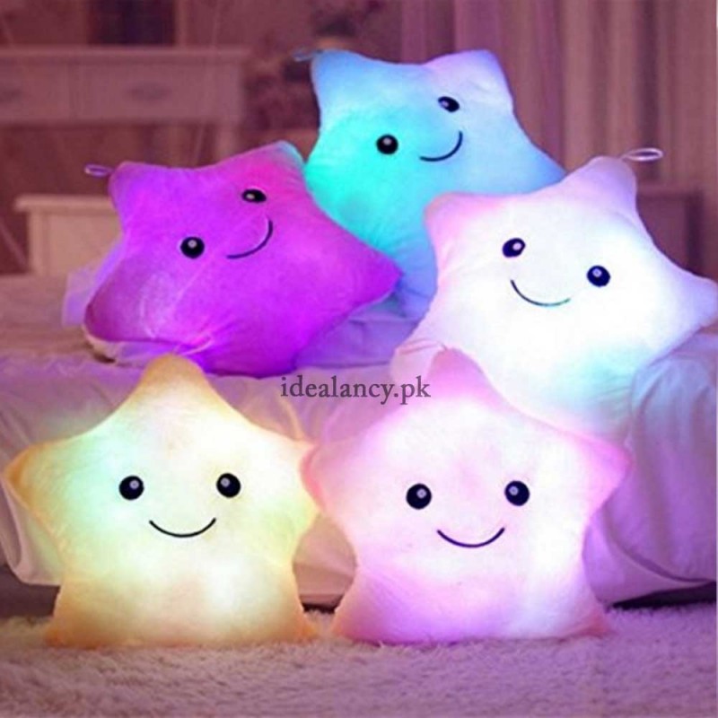 Soft Star Pillow With Glowing LED Light | Idealancy