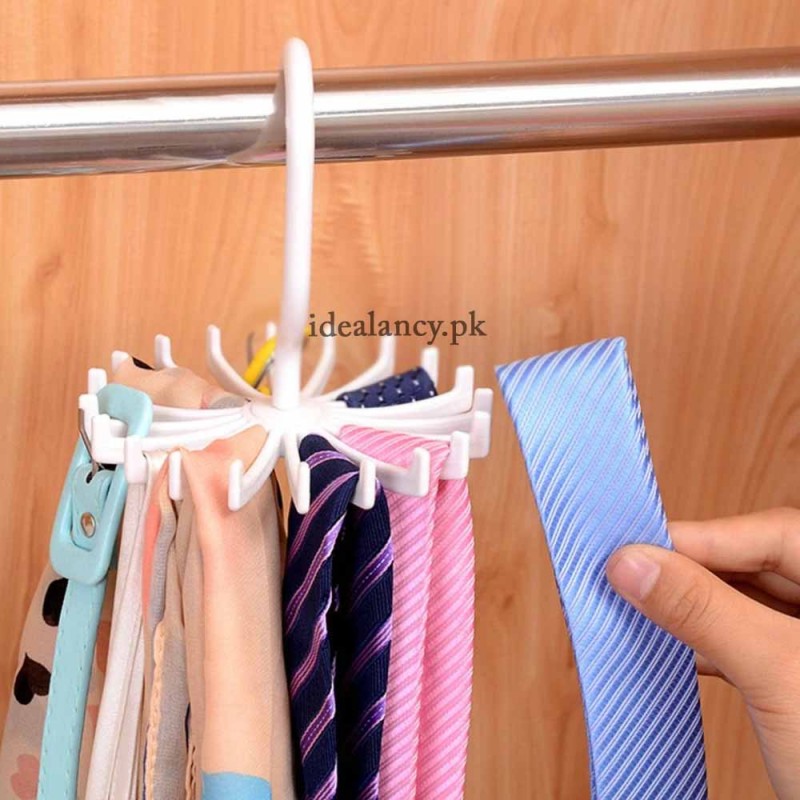 360° Rotating Belts Rack Ties Hanger | Idealancy