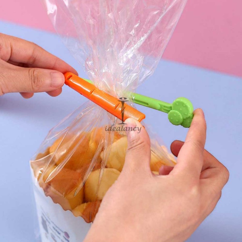 5PCS Food Sealing Clip Carrot Shape | Idealancy