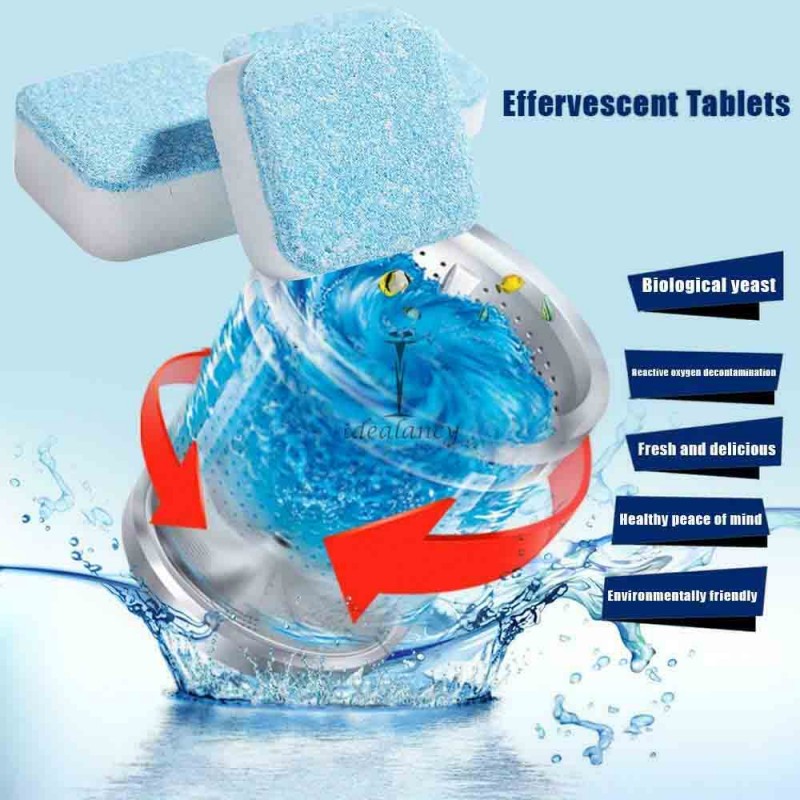 Washing Machine Cleaning Tablet 12 Pcs | Idealancy