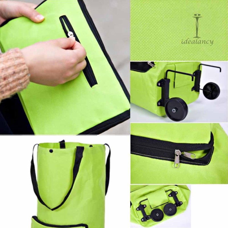 Folding Shopping Pull Cart Trolley Bag | Idealancy