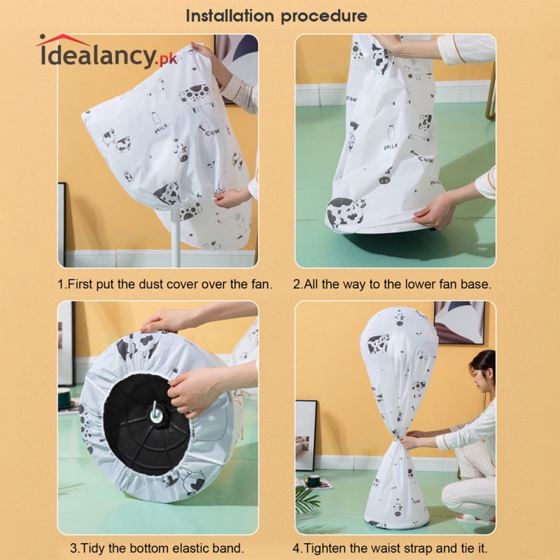Fan Dust Cover Washable Floor Type | Idealancy