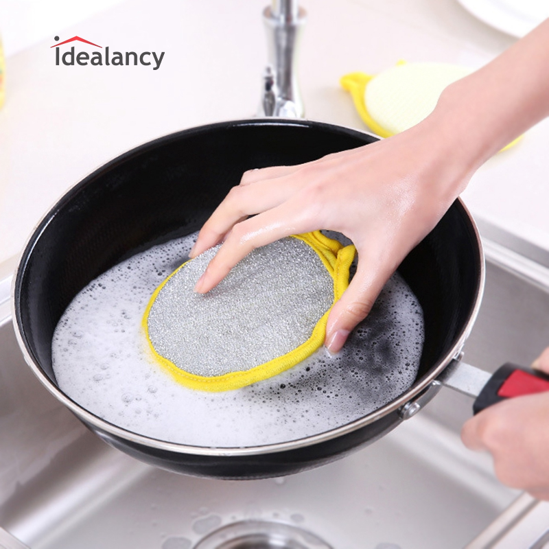 Double Side Dishwashing Sponge Pack Of 3 | Idealancy