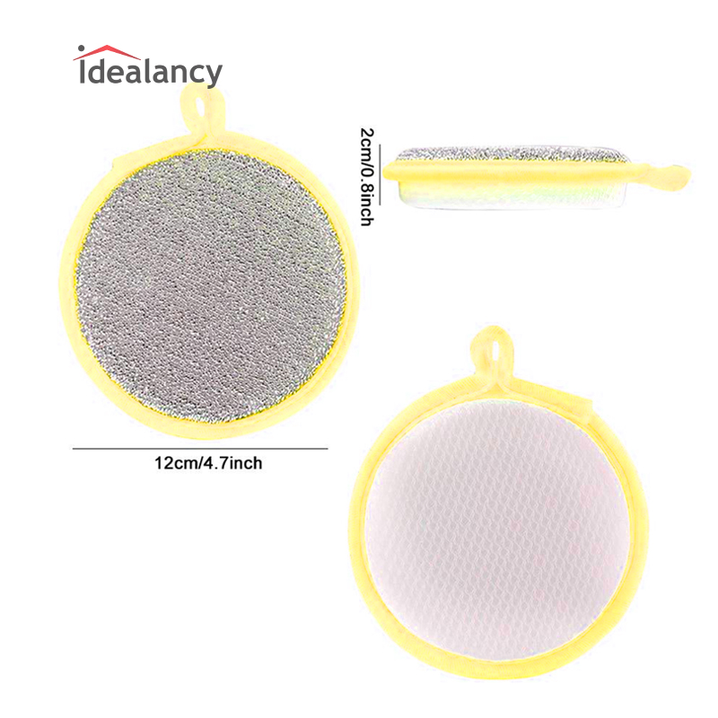 Double Side Dishwashing Sponge Pack Of 3 | Idealancy