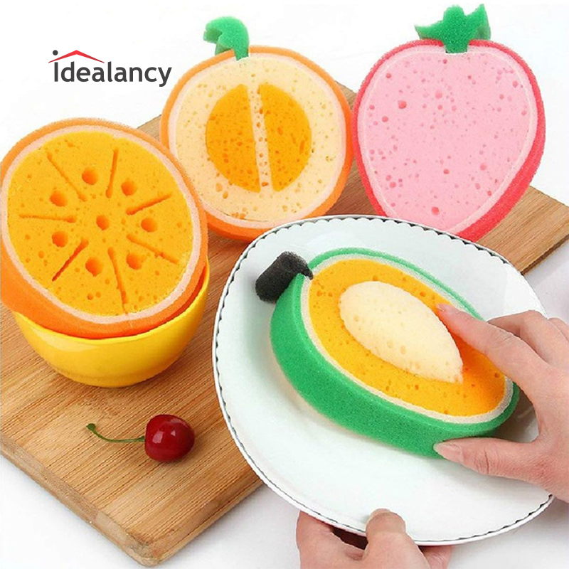 Dish Washing Sponge Fruit Shape | Idealancy