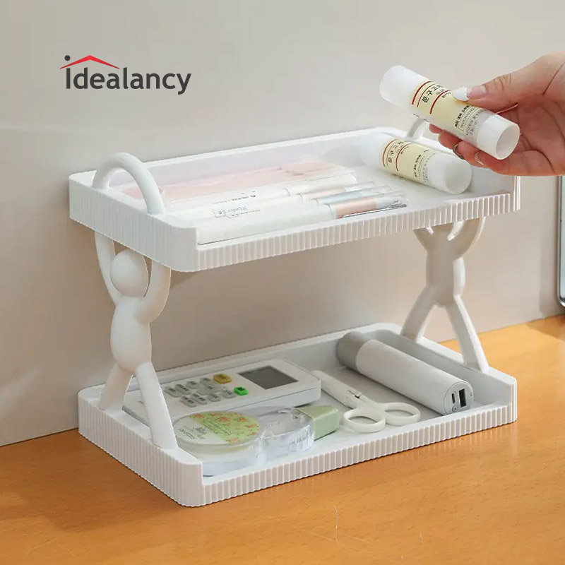 2 Layer Wall Hanging Storage Shelf | Idealancy