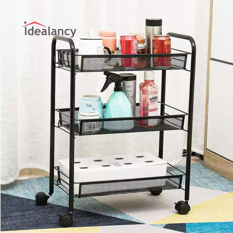 3 Tier Trolley Storage Rack | Idealancy