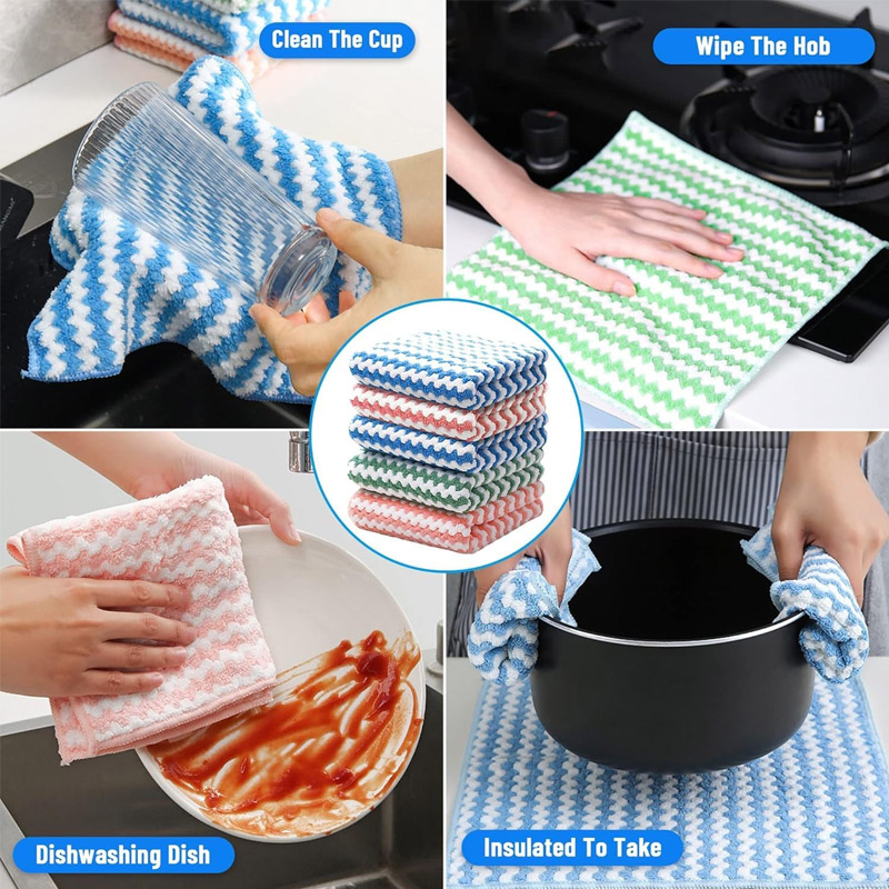 Microfiber Cleaning Towel Cloth Pack Of 3 | Idealancy