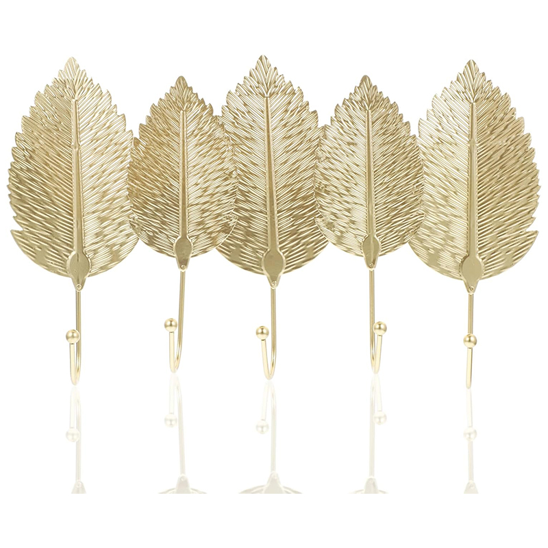 Wall Mounted Hooks - Leaf Design | Idealancy