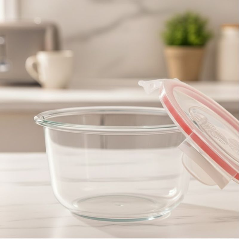 Limon 2 Liter Airtight Glass Bowl With Lid | Idealancy