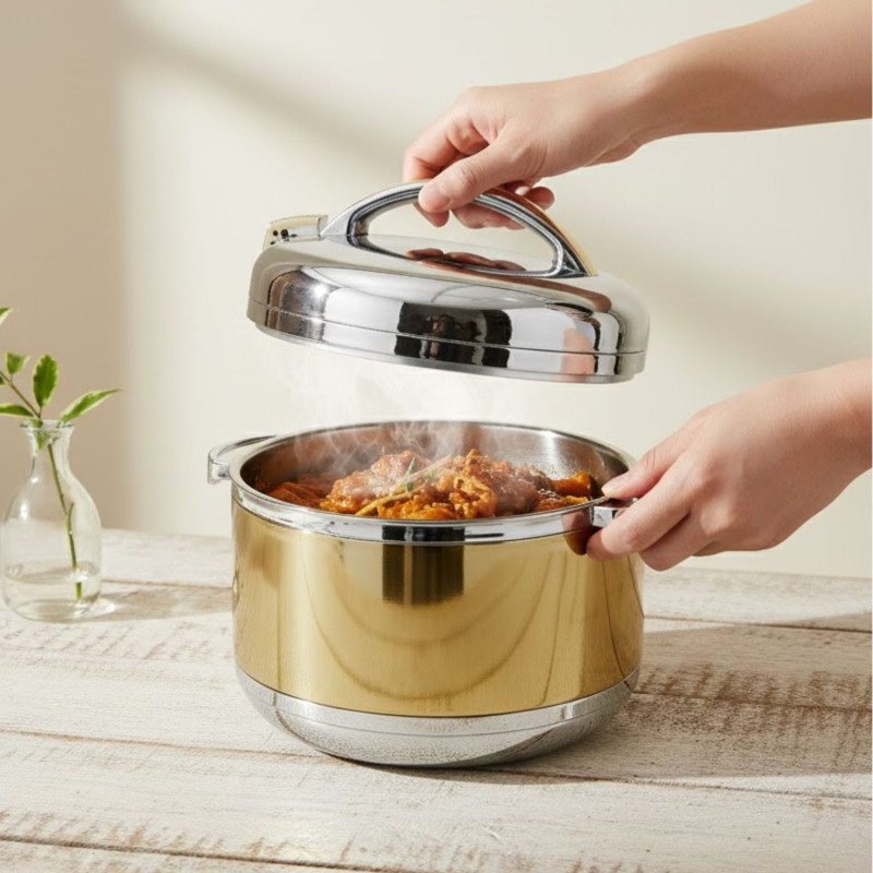 Gold Silver 34CM Hot Pot | Idealancy