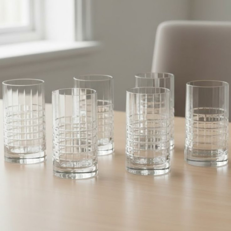 Break Glass Set 6 Pcs Acrylic 240ML Azad | Idealancy
