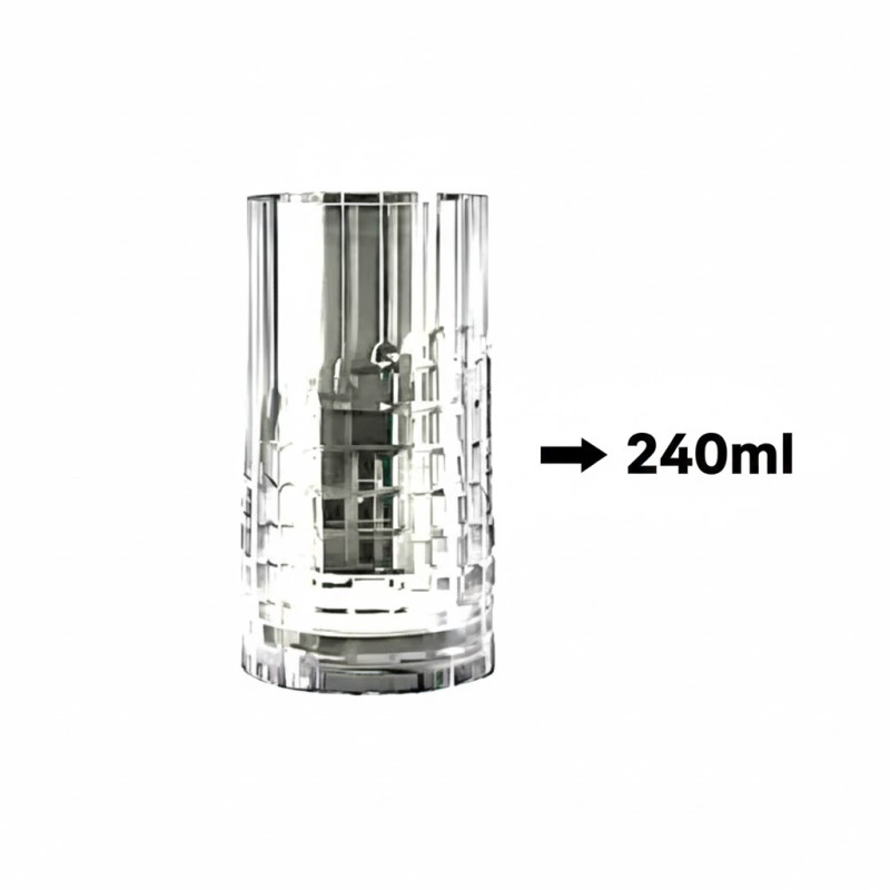 Break Glass Set 6 Pcs Acrylic 240ML Azad | Idealancy