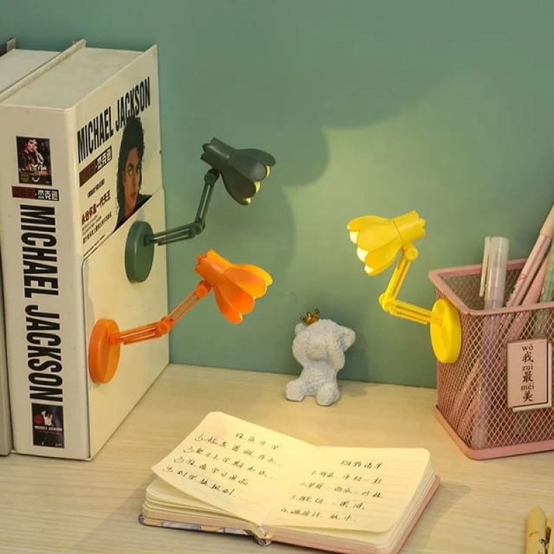 Mini LED Book Light Foldable Desk Lamp With Clip | Idealancy