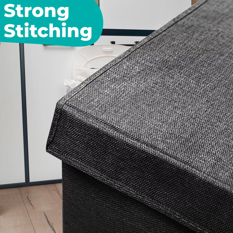 Large Foldable Laundry Storage Bin With Lid | Idealancy