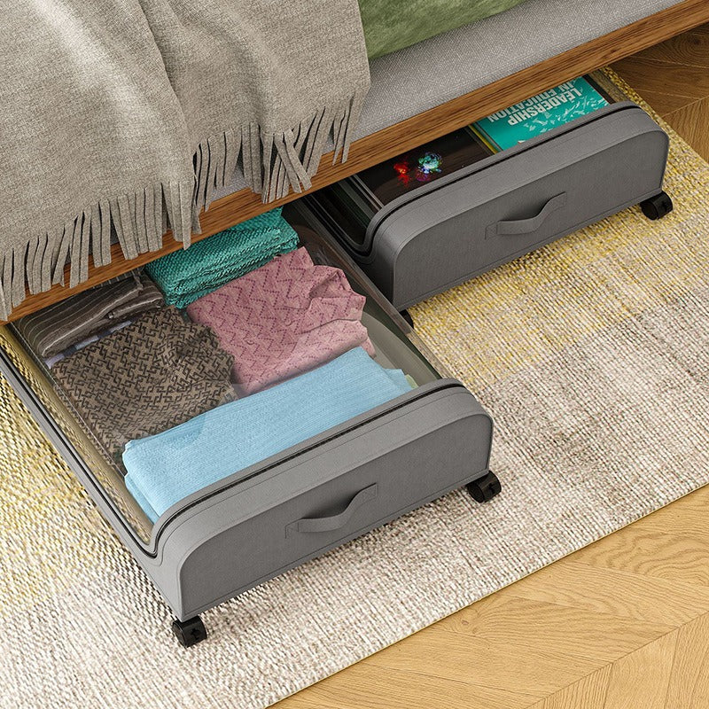 Underbed Storage Lockers With Wheels & Lids | Idealancy
