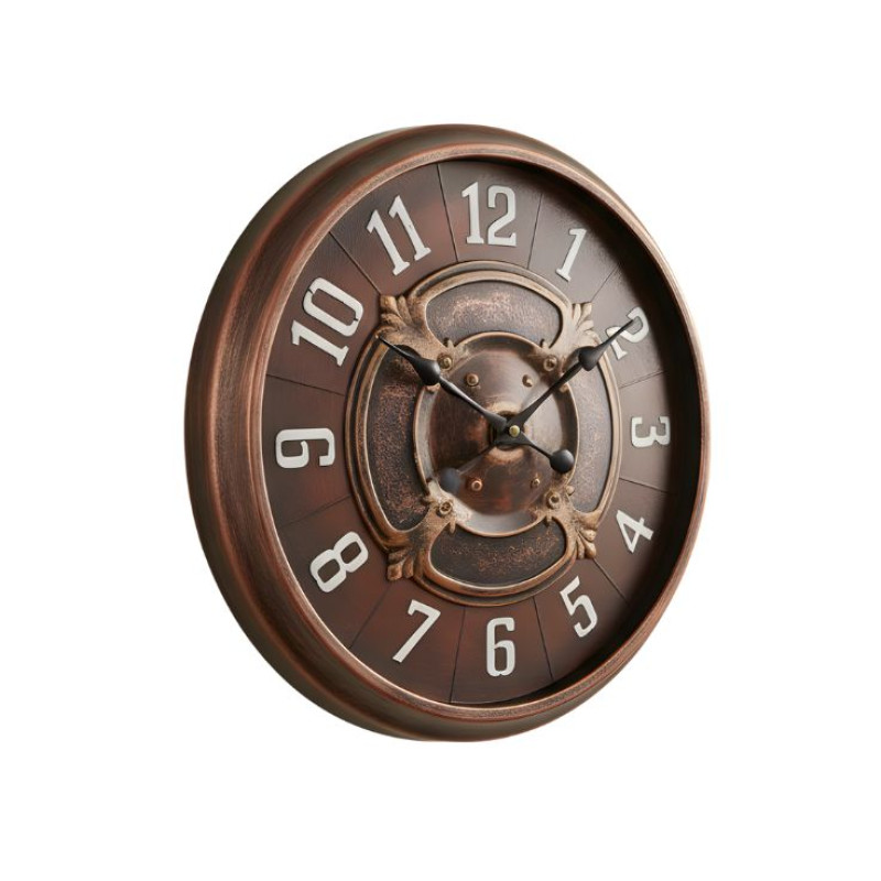 Heritage Scottish 20 Inch Coffee Brown Wall Clock | Idealancy