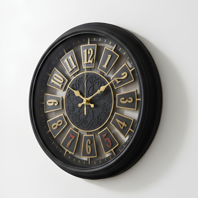 Heritage Trax 14 Inch Gold Tie Wall Clock | Idealancy
