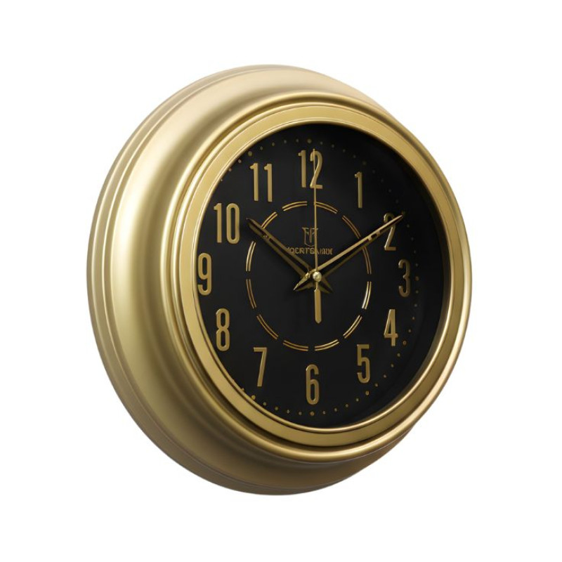 Heritage Vintage 15 Inch Golden Wall Clock | Idealancy