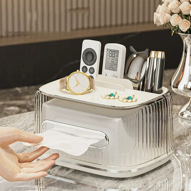 Tissue Box With Holder For Home & Office | Idealancy