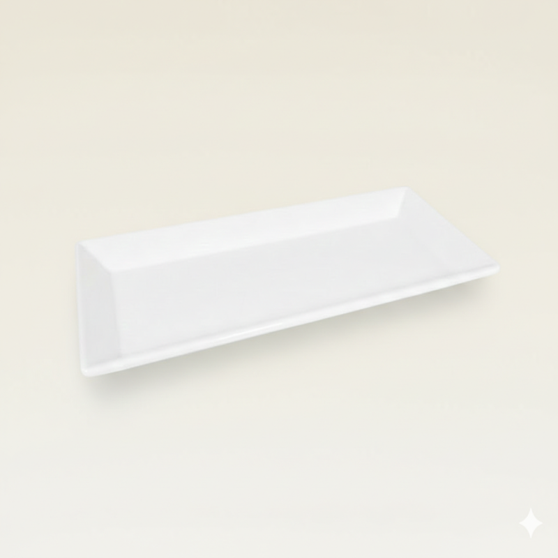 Melamine Craft White Serving Platter | Idealancy