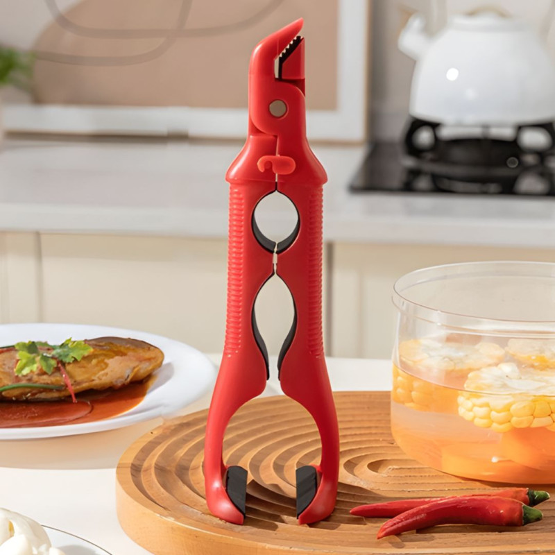3 In 1 Hot Plate Gripper Multi Angle Anti Scald Bowl Holder | Idealancy