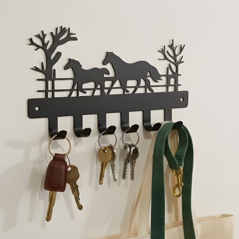 Multi Hook Wall Mounted Key Holder | Idealancy
