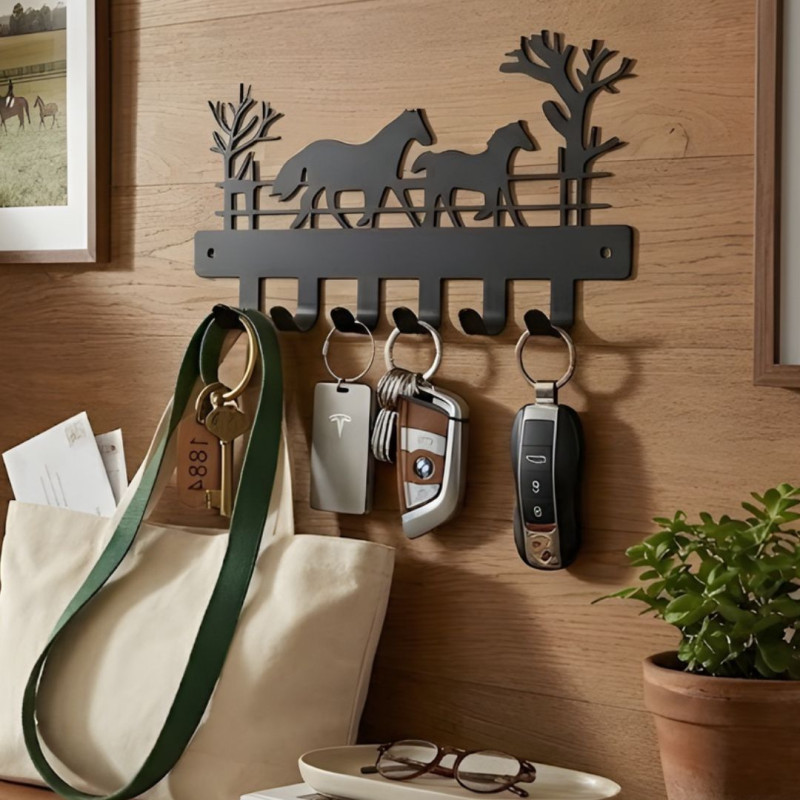 Multi Hook Wall Mounted Key Holder | Idealancy