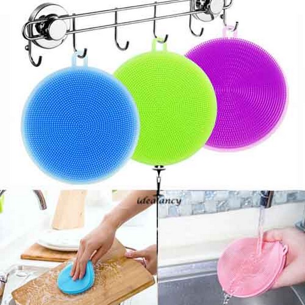 Silicon Dish Washing Scrubber Pad | Idealancy