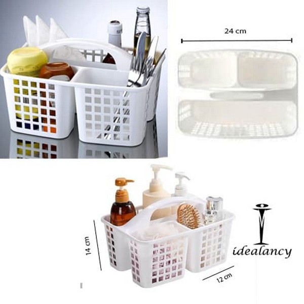 3 Compartment Storage Basket | Idealancy