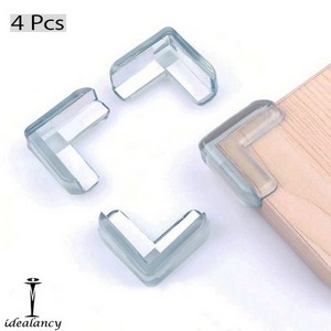 4 Pcs Silicone Table Corner Edge Protector Covers | Idealancy