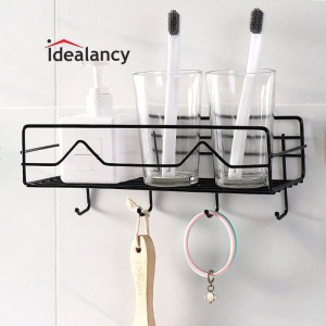 Wall Mounted Storage Rack With Hook | Idealancy