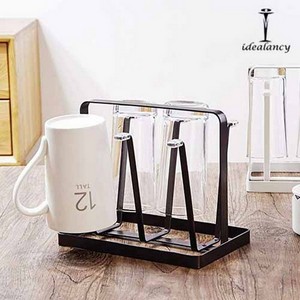 Iron Glass Stand And Cup Holder | Idealancy