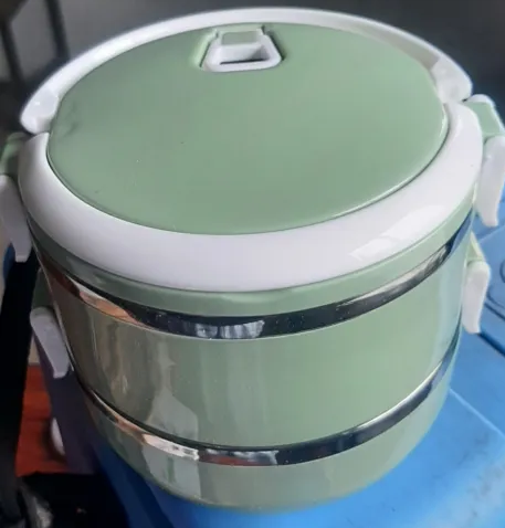 2 Layer Insulated Lunch Box Stainless Steel | Idealancy