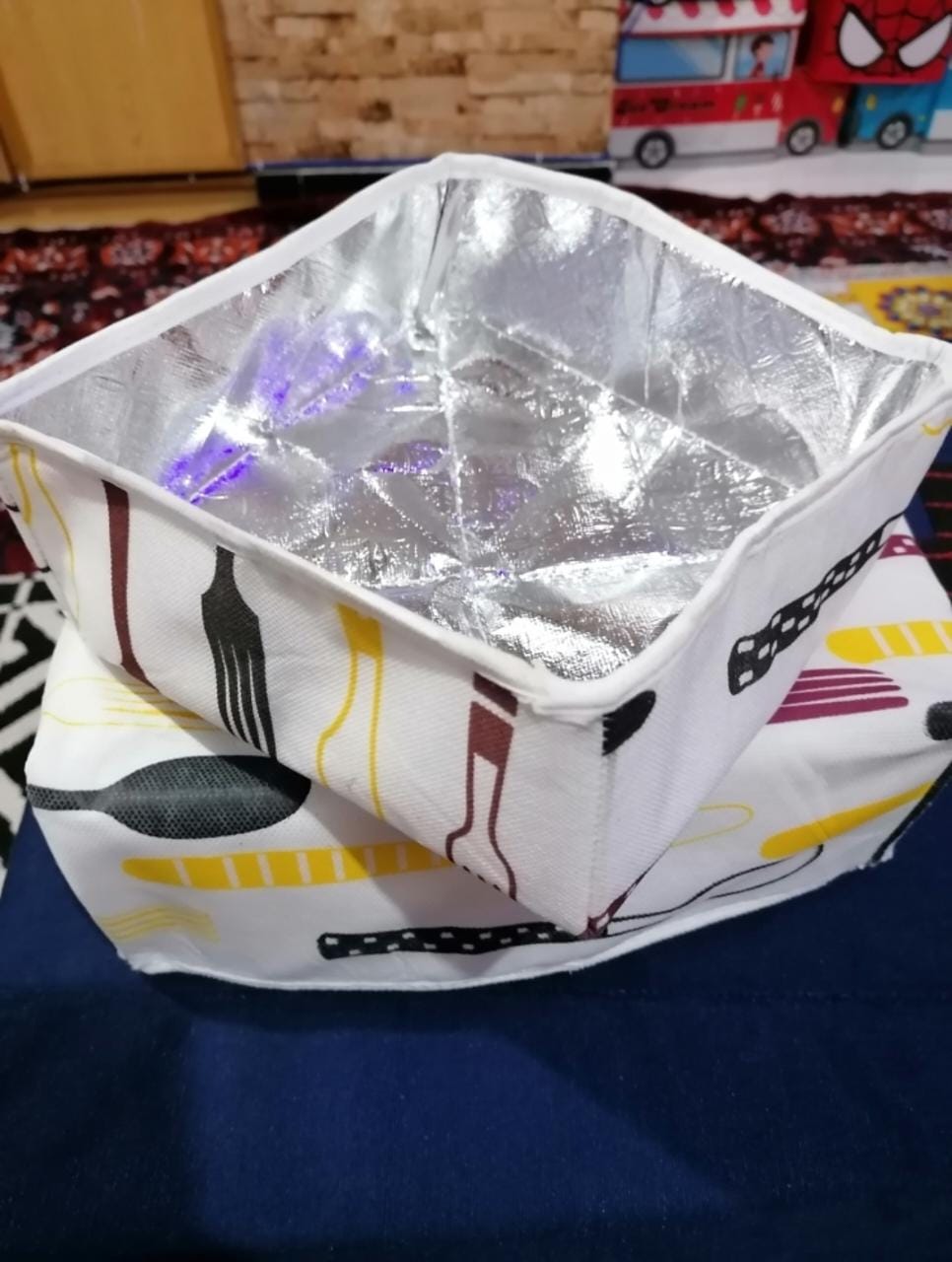 Folding Food Cover Thermal Insulation Aluminum Foil - 2 Pcs Of Set ...