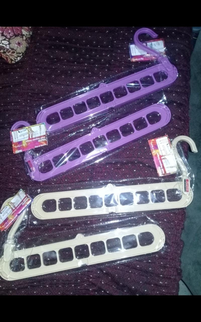 Buy multi slot hanger closet organizing hanger at best price in ...