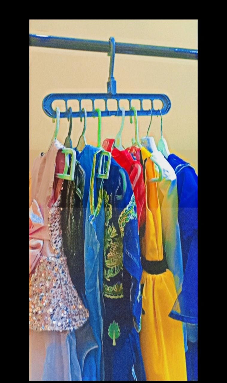 Multi Slot Hanger Closet Organizing Hanger | Idealancy