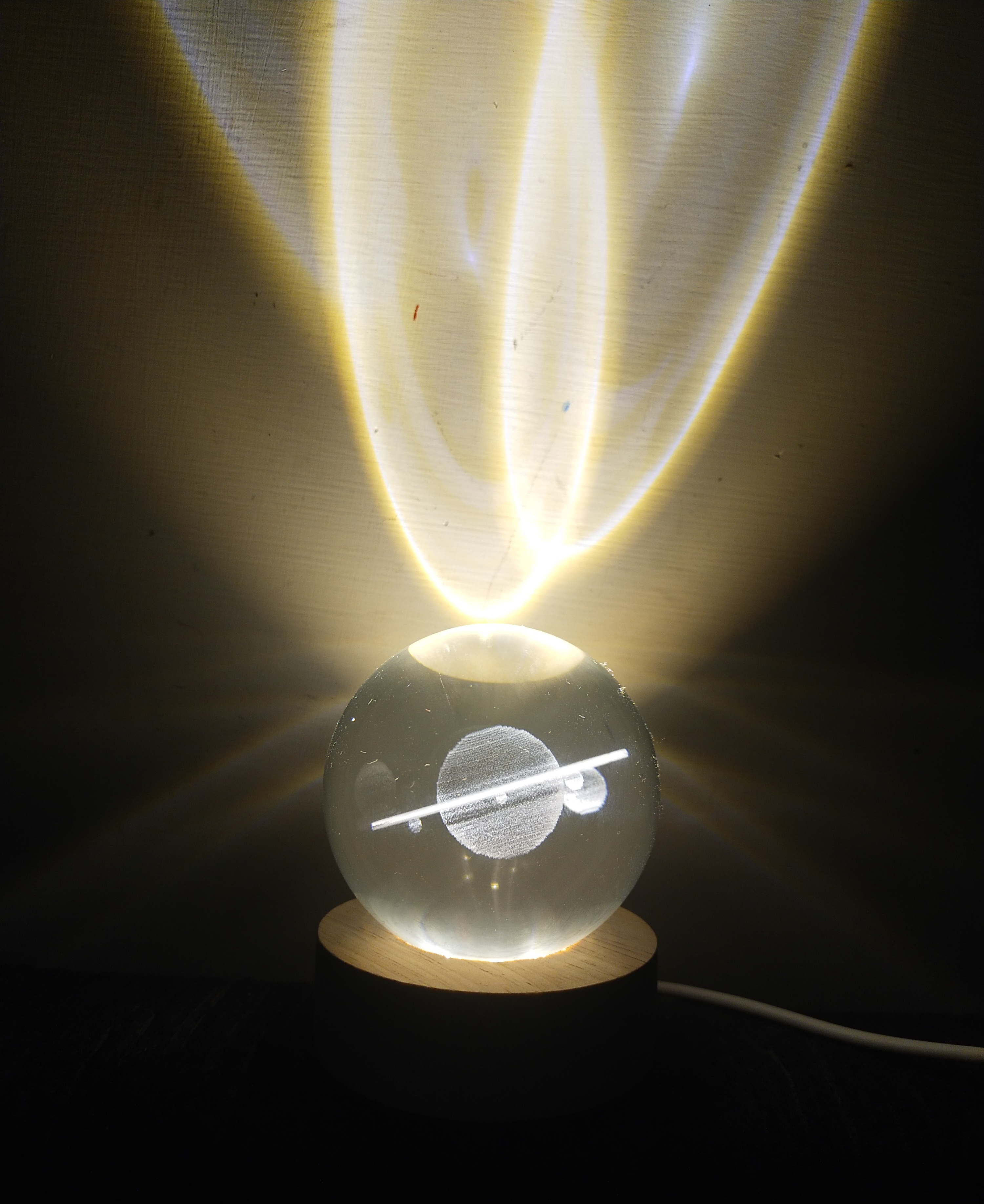 3D Crystal Ball LED Night Light | Idealancy